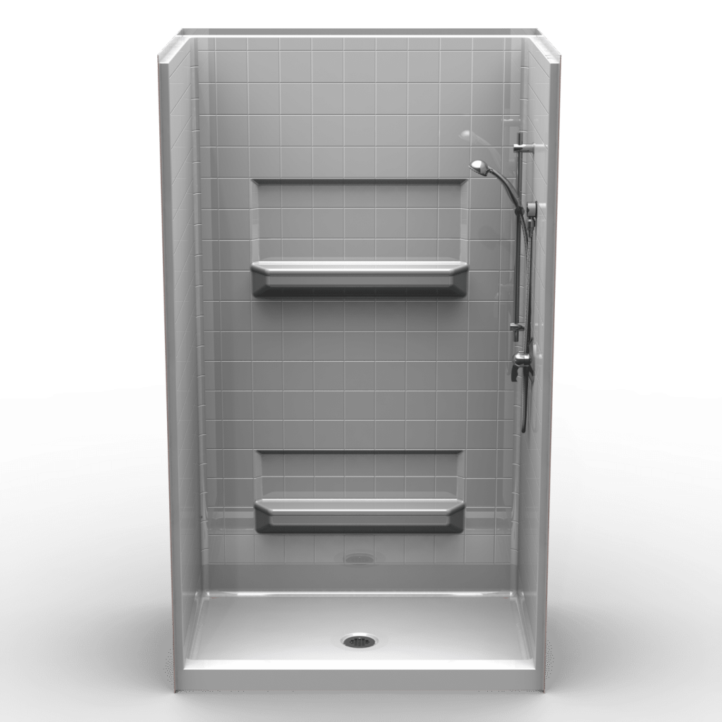 Multi-Piece Curbed Showers | ORCA HealthCare Supplies