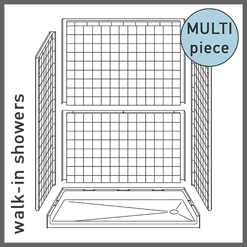 Convenient Multi-Piece Walk-In Showers for All Ages
